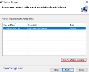 Four different ways to use System Restore in Windows 10