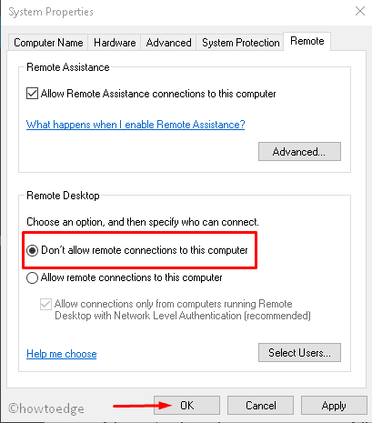 Enable or Disable Remote Desktop on Windows 10 - [3 Ways]