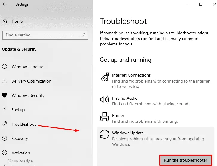 Fix - Windows Update error 80240016 in Windows 10 - Howtoedge