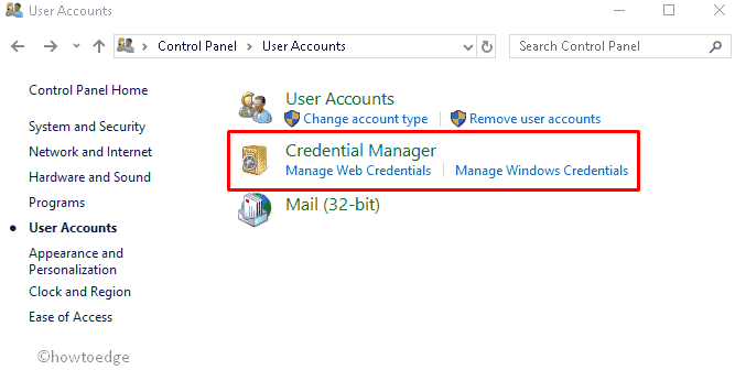Fix - Click Here to Enter Your Most Recent Credential on Windows 10