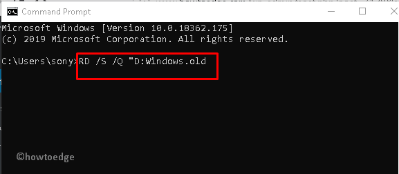 How to Delete Windows.old folder in Windows 10 after update - Howtoedge
