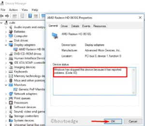 Fix - Error codes in Device Manager and their solutions