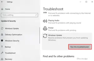 Fix: Windows Update error 0x8024200D in Windows 10 - Howtoedge