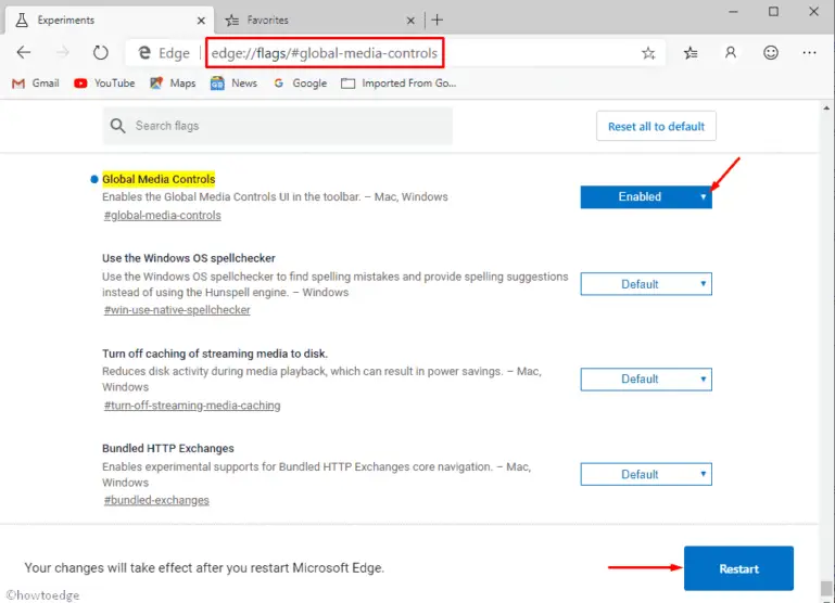 How to Enable Global Media Controls in Chrome browser - Howtoedge