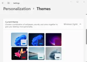 Ways to Personalize Windows 11 Themes