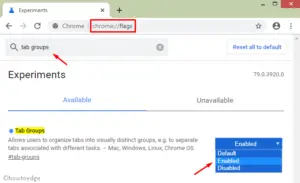 How to enable tab grouping on Chrome Canary browser - Howtoedge
