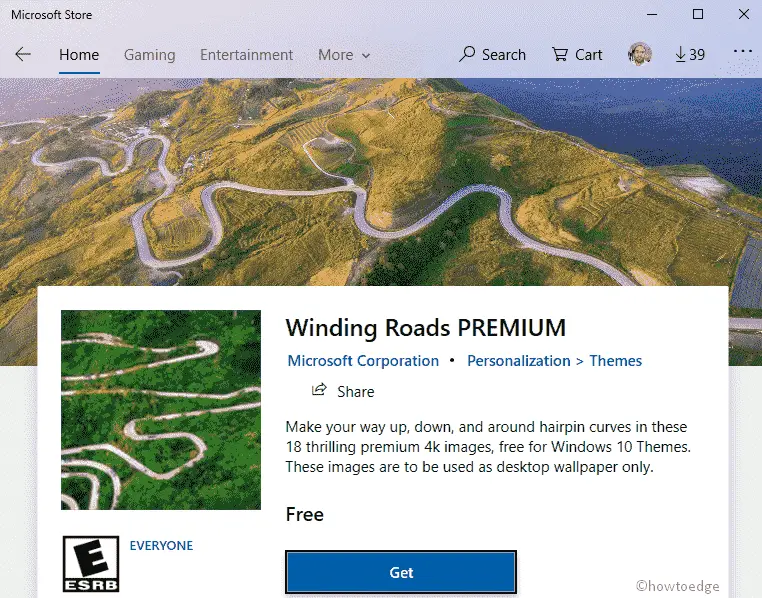 Winding Roads PREMIUM Windows 10 Theme {Download} - Howtoedge