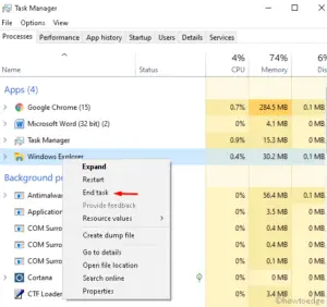 How to fix can't type in the search box error on Windows 10 - Howtoedge