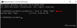 How to check Windows Server Last Reboot Time - Howtoedge
