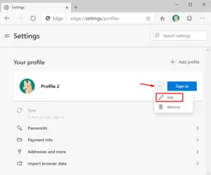 How to Change Profile Image on Microsoft Chromium Edge - Howtoedge