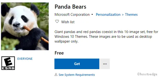 [Download] Panda Bears Windows 10 Theme - Howtoedge