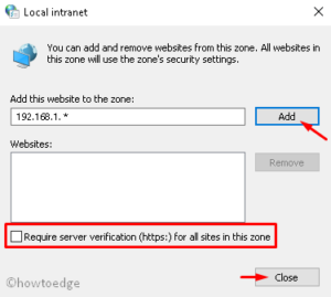 How to disable Security warning while opening network files in Windows 10
