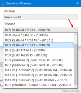 How to download and install Older Versions of Windows 10