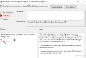 How to Change Windows Defender Scan type in Windows 10