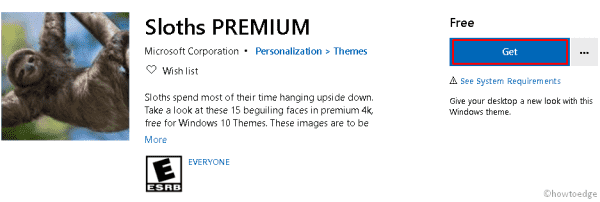 [Download] Sloths PREMIUM Windows 10 Theme - Howtoedge