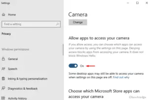 Fix Camera not working Error 0xA00F4243 on Windows PC
