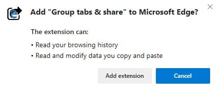 Group tabs & share on Microsoft Edge - What is it and How does it work