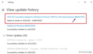 How to Fix Update and Store Error 0x80240438 on Windows 11/10