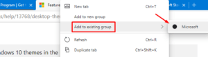 How to Enable Tab Groups Flag on Microsoft Edge - Howtoedge
