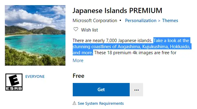[Download] Japanese Islands PREMIUM Windows 10 Theme