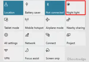 How to Fix Night Light Not Working on Windows 10 - Howtoedge