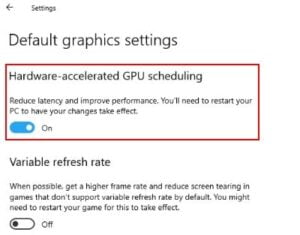 How to Turn On Hardware Accelerated GPU Scheduling in Windows 10