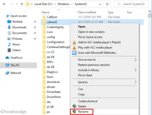 How to Purge the Catroot2 Folder on Windows 11