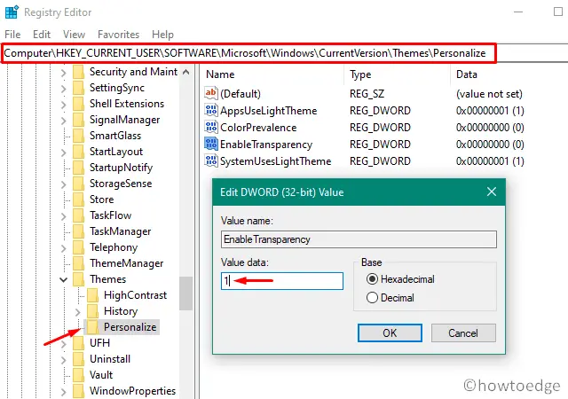 How to Fix Start Menu Transparency issue on Windows 10