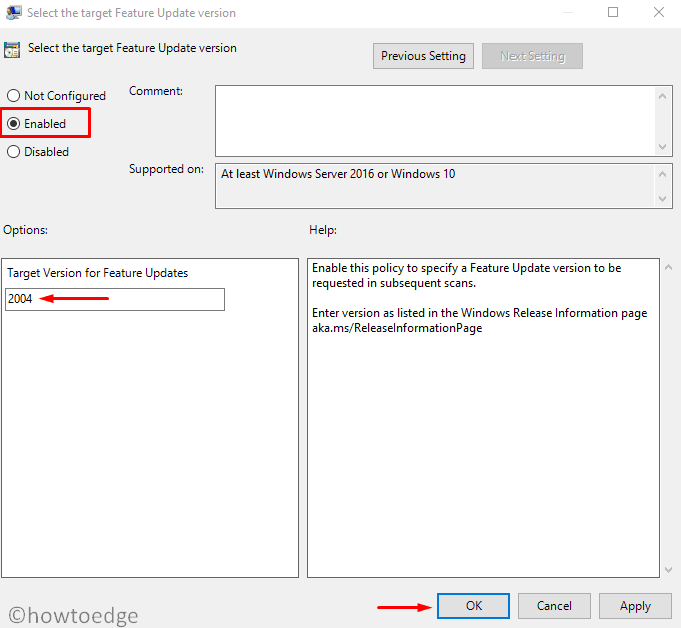 How to prevent version 20H2 from installing on Windows 10