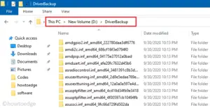Backup and Restore Device Drivers using command Prompt