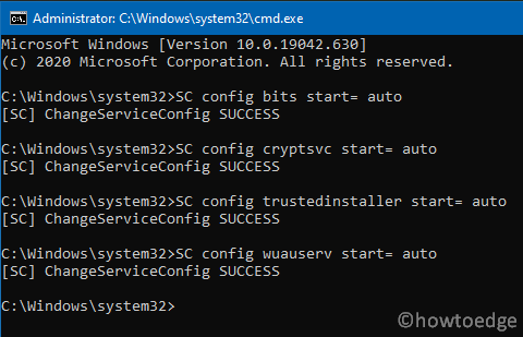 Fix Windows 10 Upgrade Error 0xc190010a or 0xc190010d