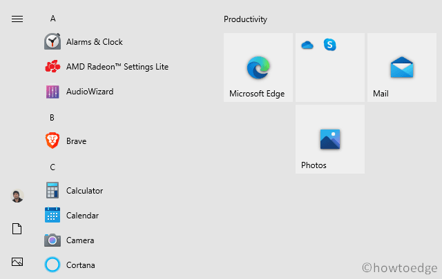 How to enable or disable Full-Screen Start Menu in Windows 10