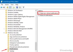 How to Enable or Disable Windows Security App Notifications