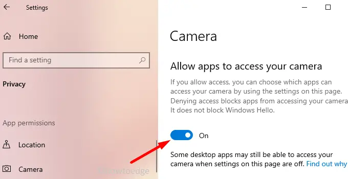 Hot to Fix Webcam not working Error 0xA00F4289 in Windows 10