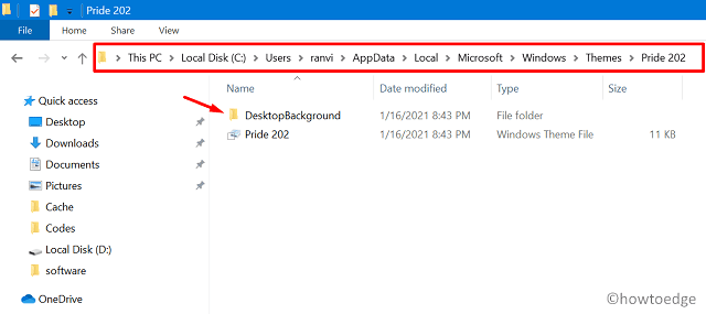 How to extract wallpapers from themepack in Windows 10
