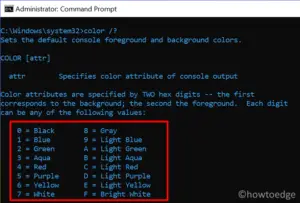How to Personalize Command Prompt Background and Text Color
