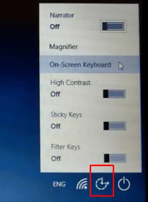 Can't type Password at the login screen in Windows 10