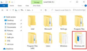 How to Restore Files from Windows.old Folder in Windows 10