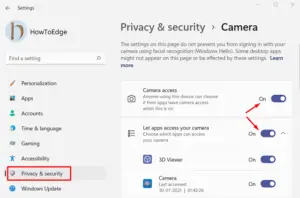 How to Fix Webcam or Camera Not working on Windows 11