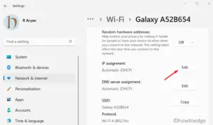 How to Assign a Static IP Address in Windows 11/10