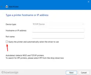 How to manually add a Network Printer on Windows 11/10 PC