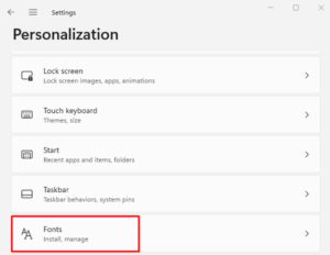 How to Install Fonts on Windows 11