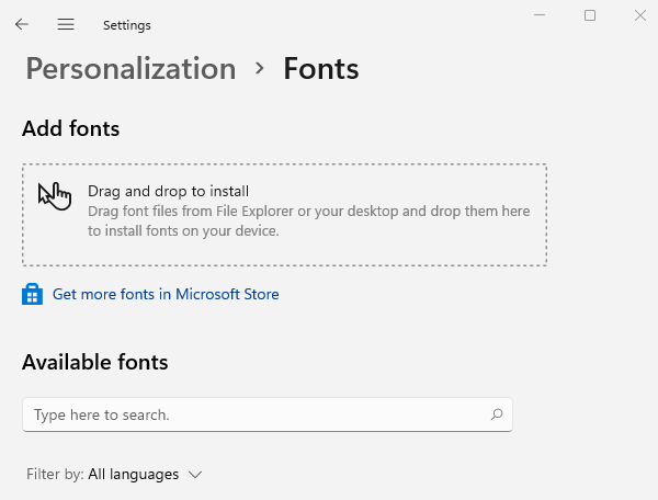 How to Install Fonts on Windows 11
