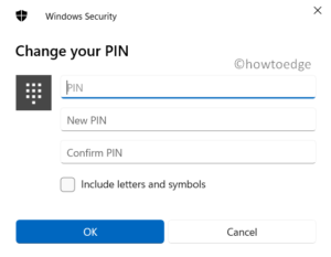 How to Change PIN on Windows 11 PC