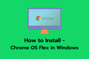 How to Install Chrome OS Flex in Windows 11