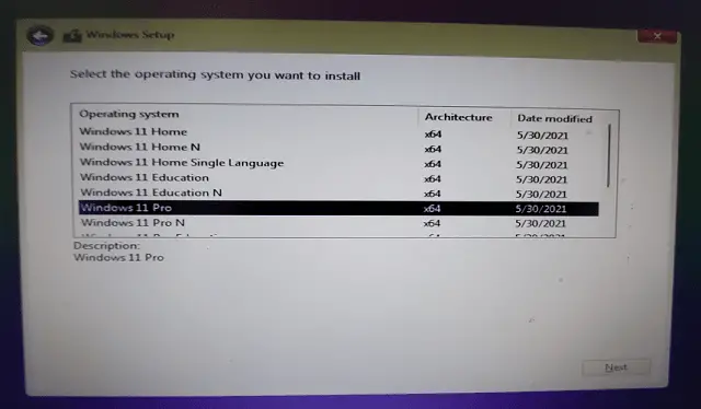 Install Windows 11 without Internet Connection
