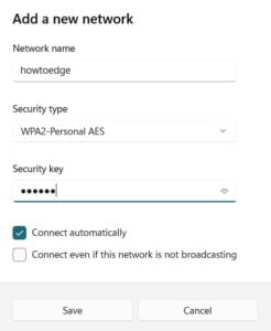 How to Add and Connect to a Wi-Fi Network in Windows 11