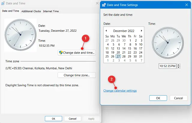 How do I change Time Zone on Windows 11