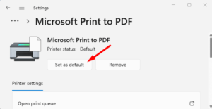 How to Set the Default Printer in Windows 11/10