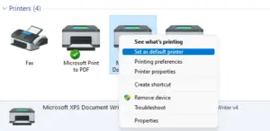 How to Set the Default Printer in Windows 11/10